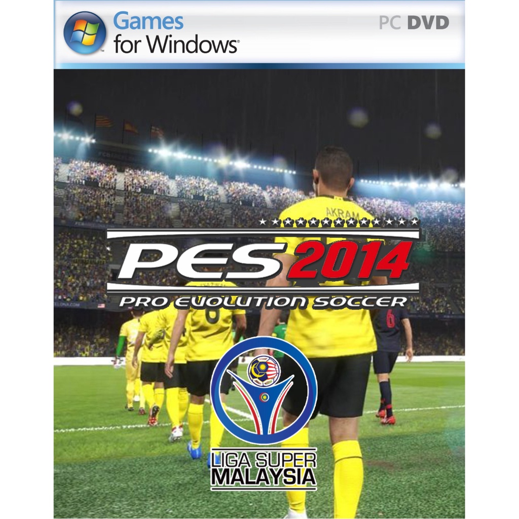 PES 2014 | Pro Evolution Soccer 2014 + Malaysia PC GAME DVD | Shopee ...