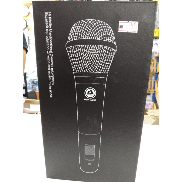 Ampaudio dynamic microphone mwa-am98 | Shopee Malaysia