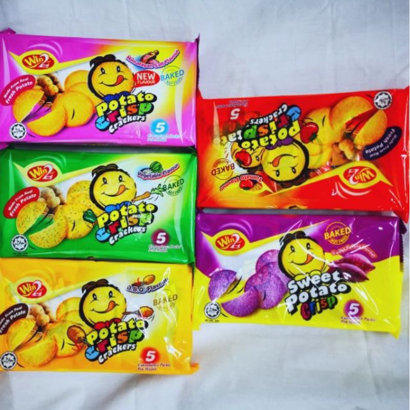 WIN2 POTATO CRISP CRACKERS（5 PACKS）(100G) | Shopee Malaysia