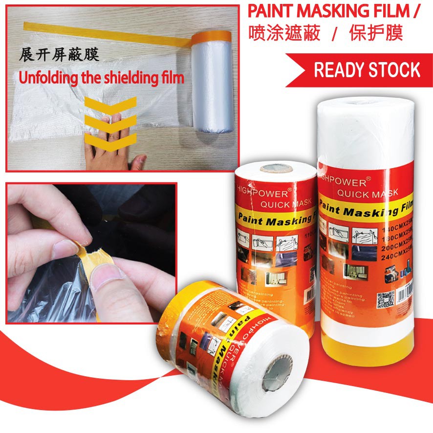 PAINT MASKING FILM -3 SIZES AVAILABLE! | Shopee Malaysia