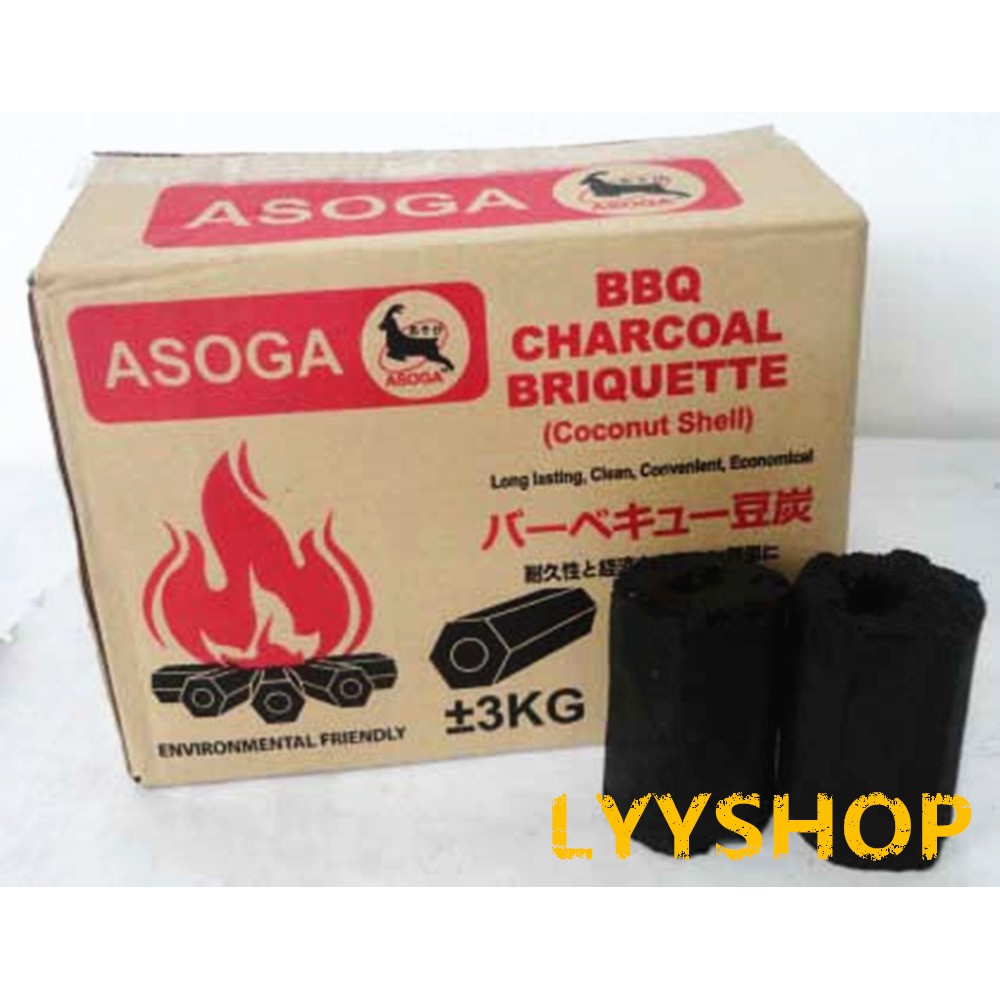 3KG CHARCOAL/ BBQ CHARCOAL/ ARANG BBQ | Shopee Malaysia