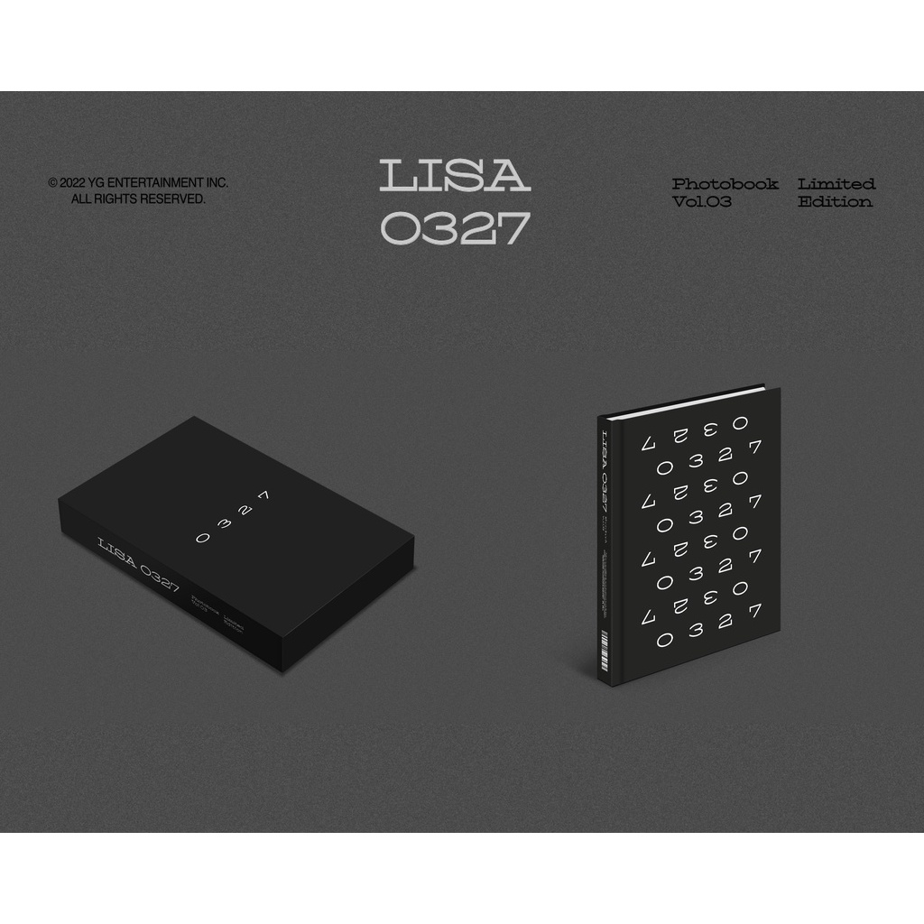 LISA 0327 Photobook Vol.3 Limited Edition / LALISA SPECIAL PHOTOBOOK ...