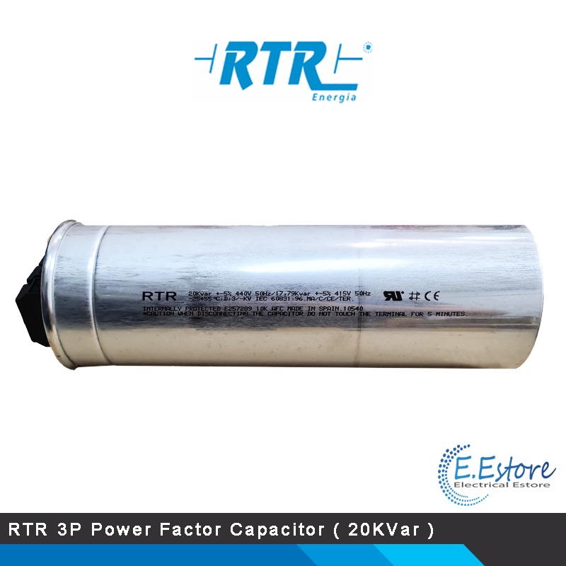 RTR 3P Power Factor Capacitor, 20 kVAr | Shopee Malaysia