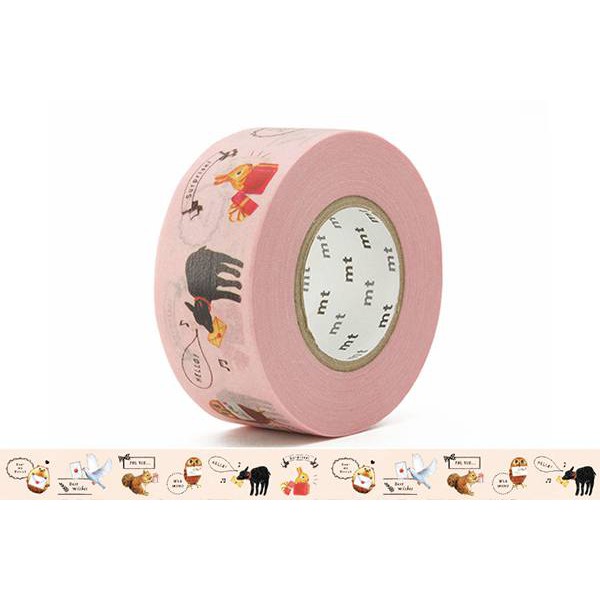 MT Masking Tape Permanent Tape Animals (100cm/Loop) | Shopee Malaysia