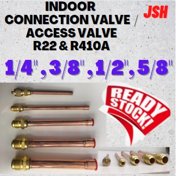 Indoor Connector Valve And Access Valve - 1/4",3/8",1/2",5/8"**READY ...
