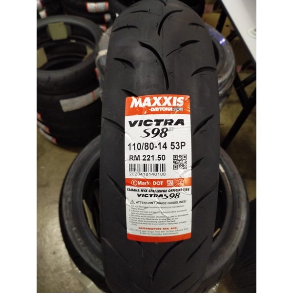 MAXXIS Tayar Maxxis Victra ST S98 F1 Tyre-Size 17 & 14 & 13 inches s-98 ...