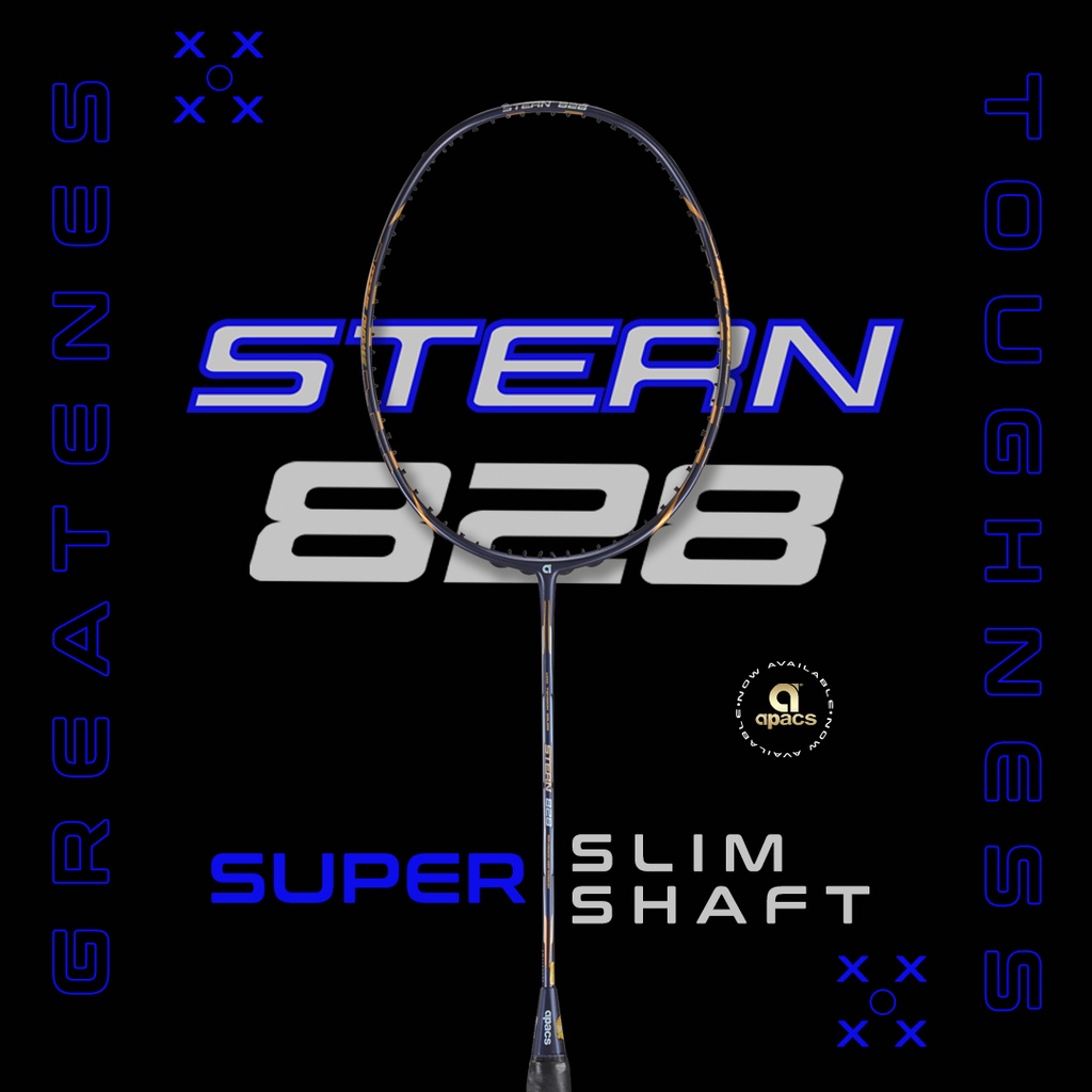 (FREE STRING AND GRIP) APACS BADMINTON RACKET STERN 828 | Shopee Malaysia