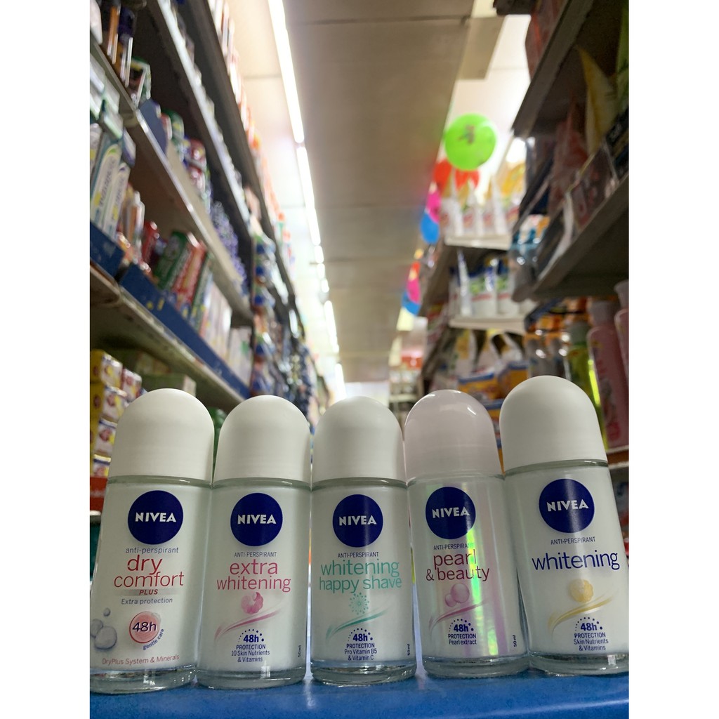 Nivea Anti Perspirant Roll On Deodorant 48h (5 types)(50ml) | Shopee Malaysia
