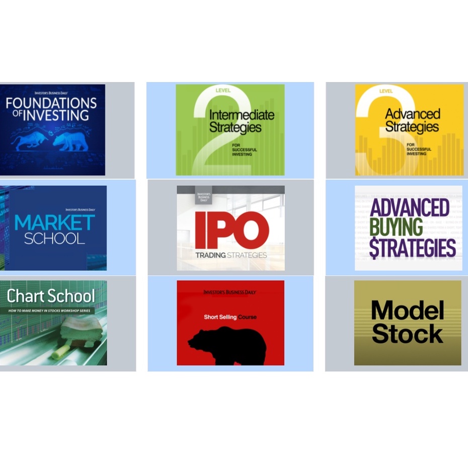 [9 Course Bundle] IBD Investor Business Daily Home Study Course ...