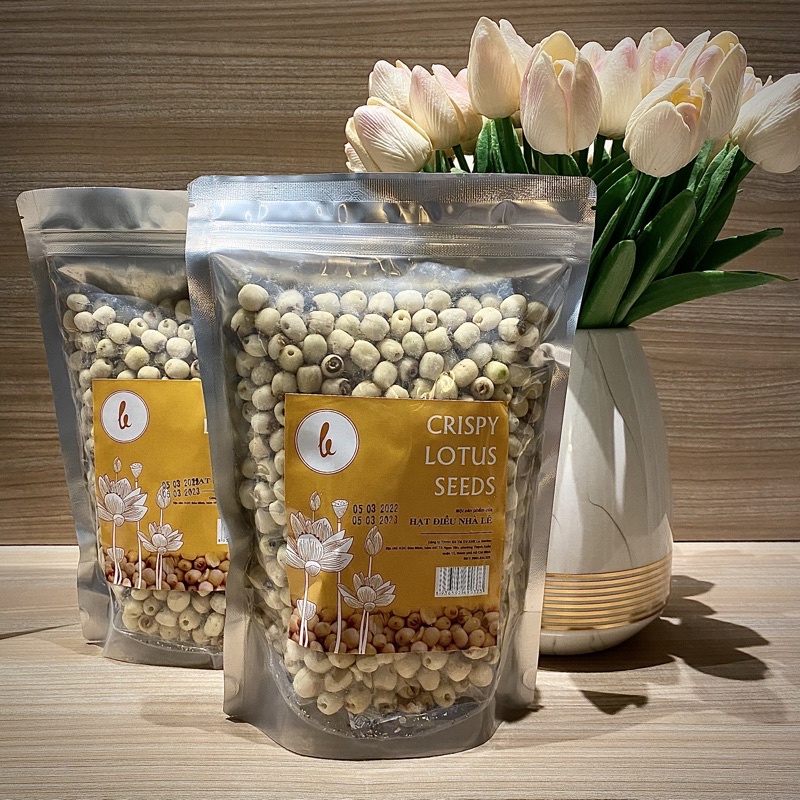 [READY STICK] Crispy Roasted Lotus Seed - 1KG (500g x 2 Bags) | Shopee Malaysia