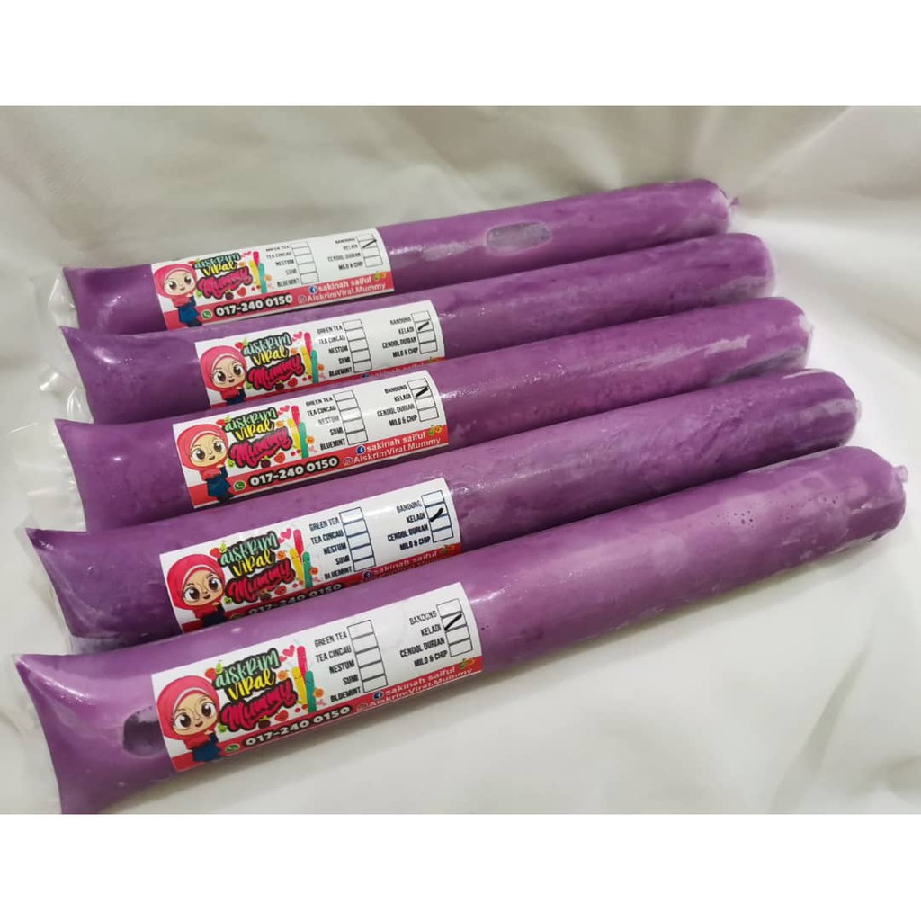 10sen/500pcs Sticker Label Aiskrim Malaysia | Shopee Malaysia