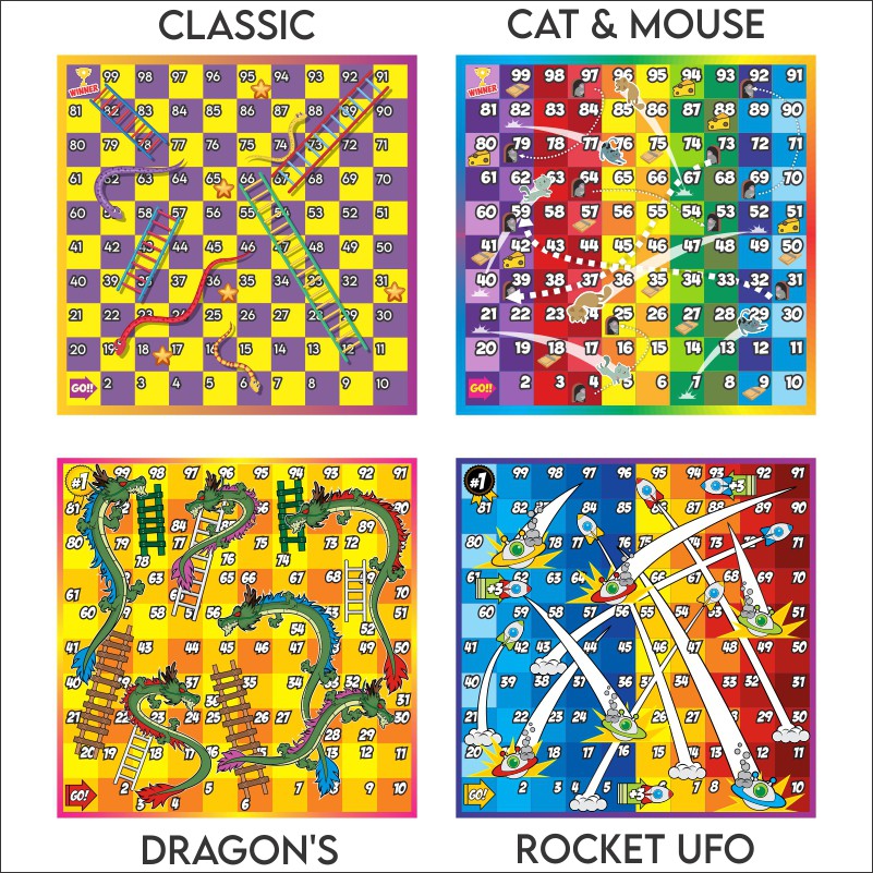 DAM ULAR GERGASI 🐍 | GIANT SNAKES AND LADDERS | FREE DICE | 10FTX10FT ...