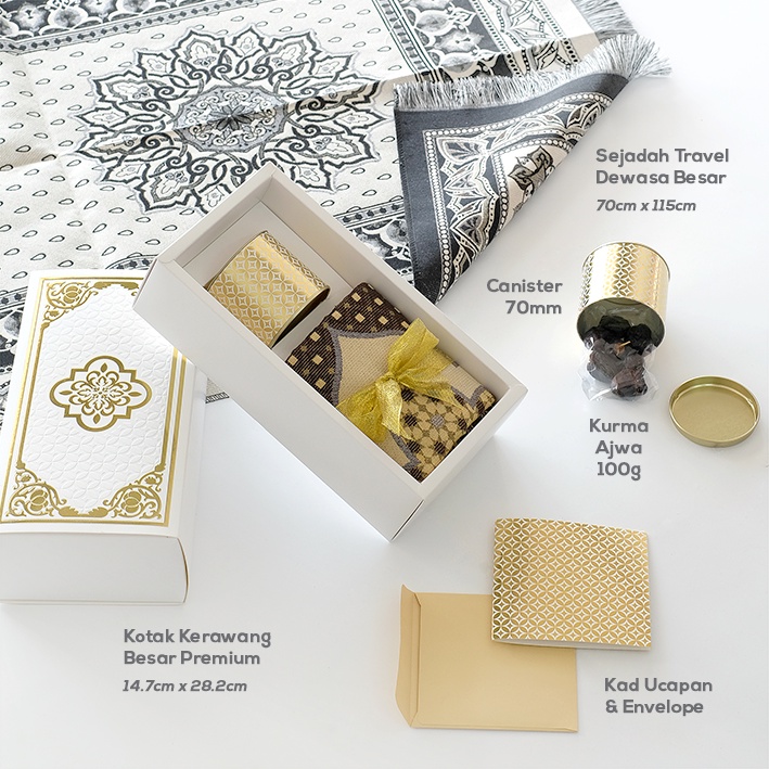 Sejadah Hantaran Kahwin Gift Box / Kotak Hadiah Kahwin Sejadah Gebu ...