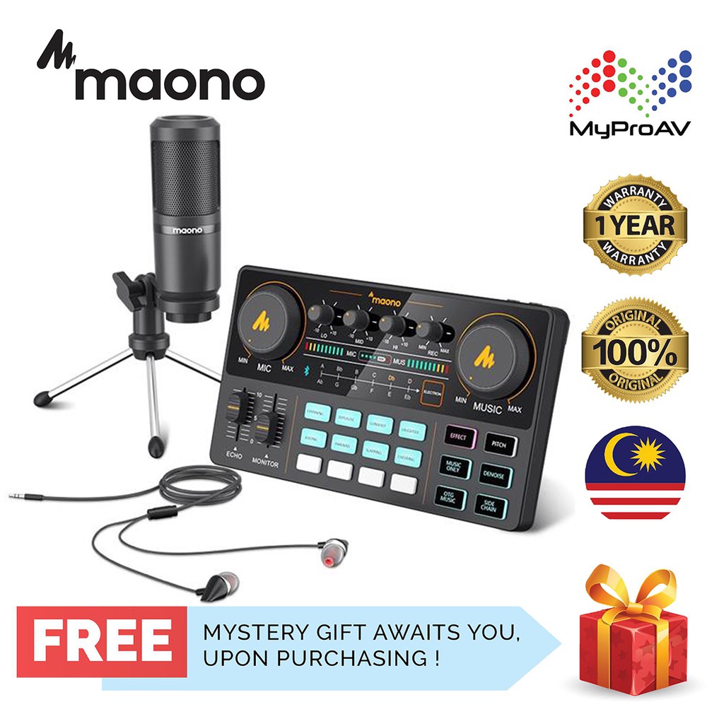 MAONO Maonocaster Lite Single Mic Bundle AU-AM200 S1 - All-In-One ...