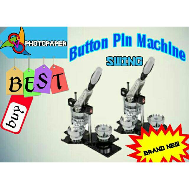 QUAFF Button Pin Press Machine ( Swing Type ) | Shopee Malaysia