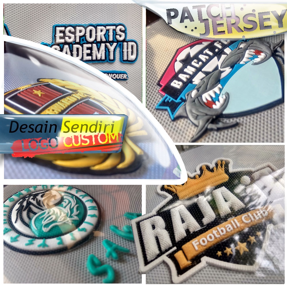3d Design Rubber Material CUSTOM PATCH LABEL | Shopee Malaysia