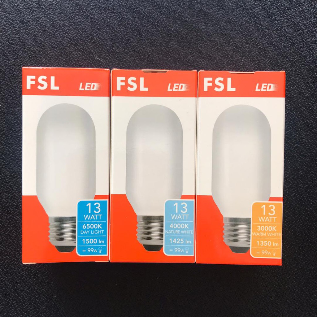 FSL 13W E27 LED STICK CYLINDER BULB (6500K/ 4000K/ 3000K) | Shopee Malaysia