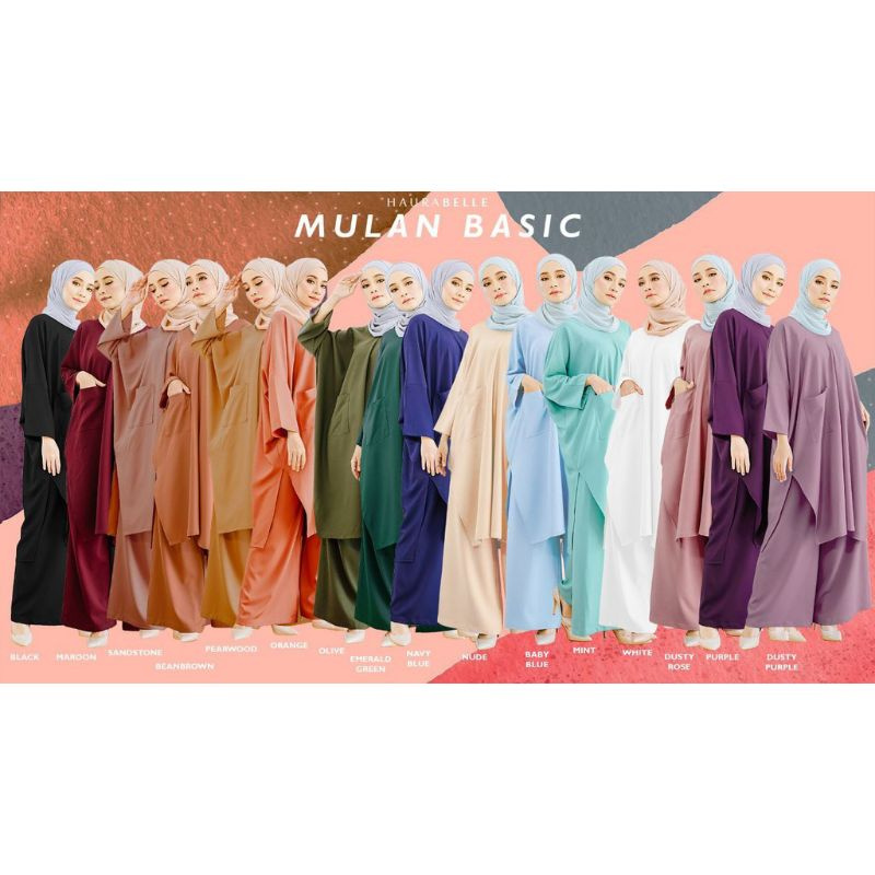 🔥Hot Viral Haurabella Mulan Murah | Shopee Malaysia