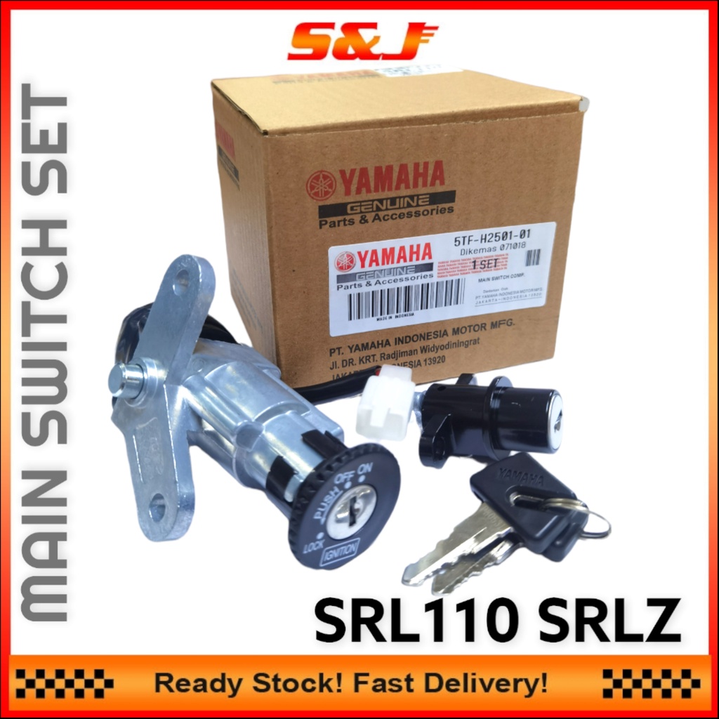 Ori Indonesia Yamaha 5TF SRL110 SRLZ LAGENDA 110 MAIN SWITCH SET KUCHI ...