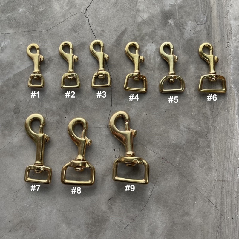 Solid Brass Swivel Snap Clasp | Shopee Malaysia