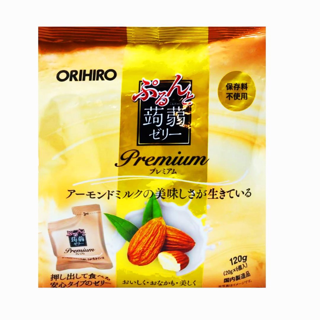 Orihiro Japan Konjac Jelly Premium - Almond/Milk Tea/Matcha Green Tea ...