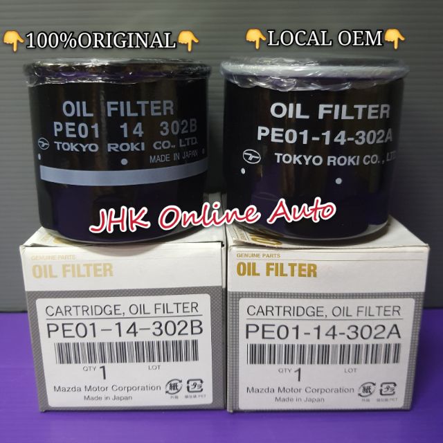MAZDA GENUINE PARTS OIL FILTER&AND MAZDA LOCAL OEM OIL FILTER CX5 CX3 ...