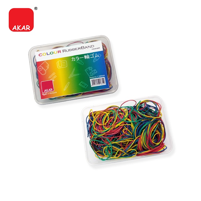 Gelang Getah Berwarna Akar 200gsm (Akar Colour Rubber Band / Elastic ...