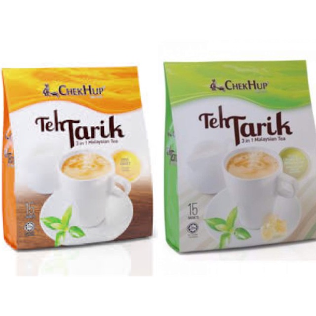 Chek Hup Teh Tarik 3 in 1 Malaysian Tea 480g (less sweet; rich & creamy ...