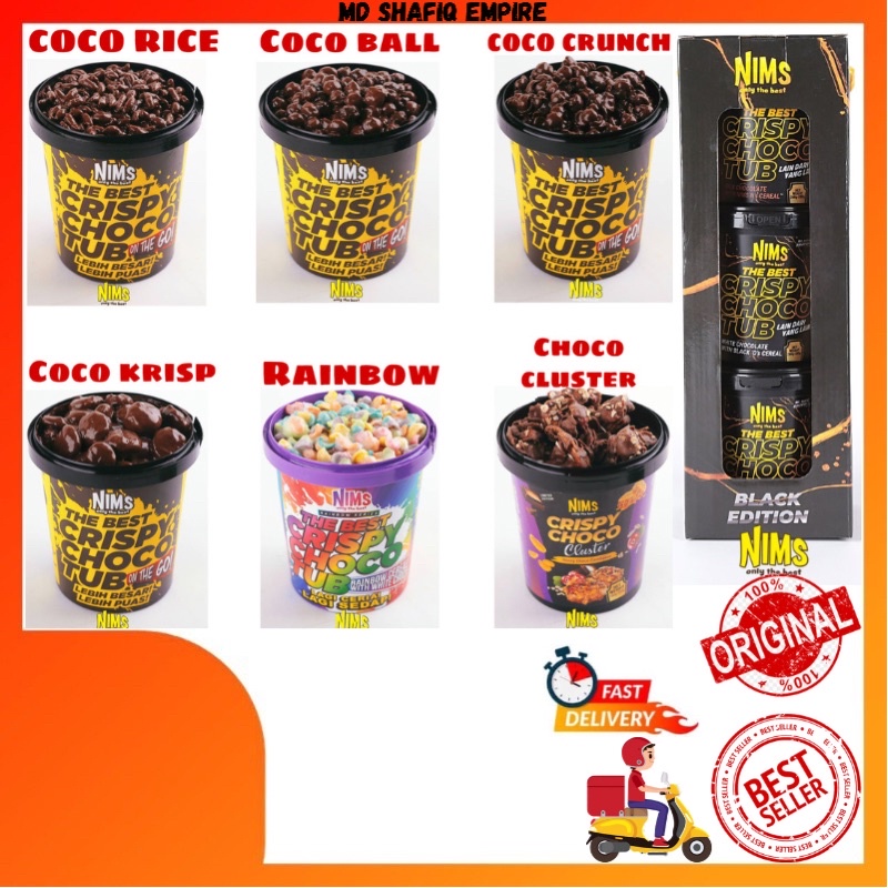 NIMS CRISPY CHOCO TUB 🔥FAST SHIPPING + READY STOCK🔥 Chocojar / Choco ...