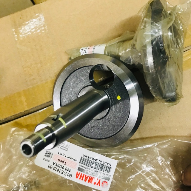 Y15 YSUKU Y150ZR MX KING SNIPER 150 LH CRANKSHAFT , MAGNET CRANK (YAMAHA100%ORIGINAL) B17-E1412 ...