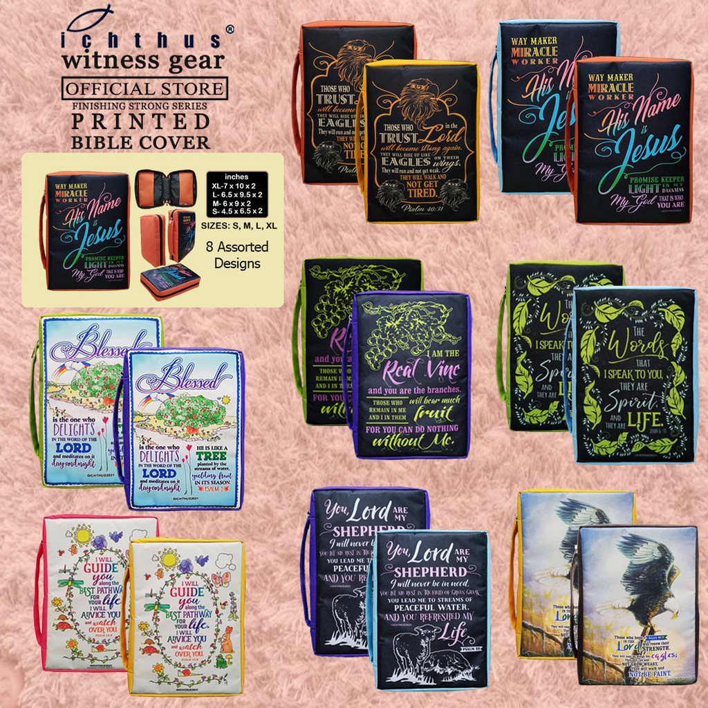 Bible Cover Sturdy and Affordable Bible Cover with Zipper Bible Cover ...