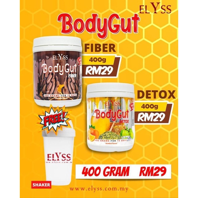 ELYSS BODY GUT FIBER & DETOX 🔥🔥 | Shopee Malaysia