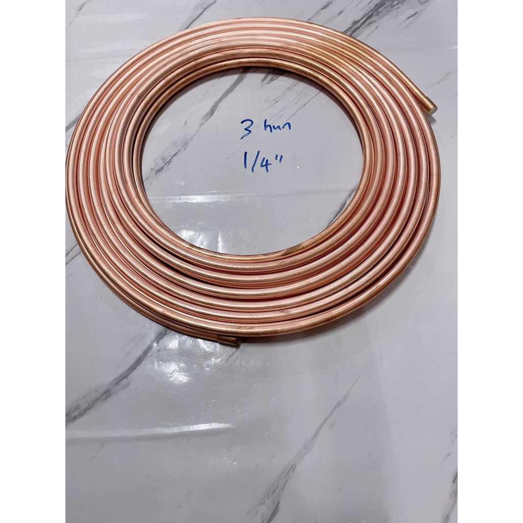 copper pipe aircond installation air conditioner tembaga paiping ...