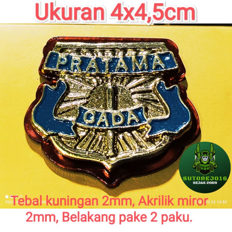 "Blue Pratama mace Pin" cast security guard mirror, cast brass material ...