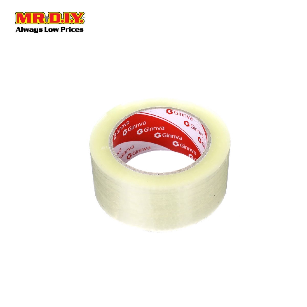 GINNVA Strong Adhesive Transparent Bopp Tape (4.8cm x 100m) | Shopee ...