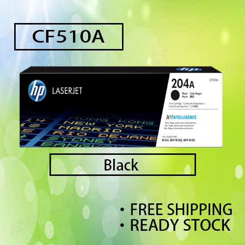 HP CF510A / 204A Black Original LaserJet Toner Cartridge CF510A/CF511A ...