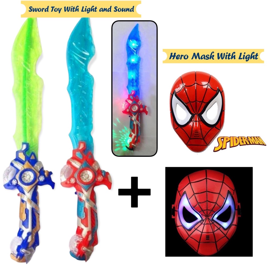 LED Sword Toys For Kids Light Sword Toys with Sound Mainan Pedang ...