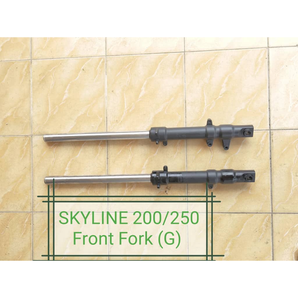 Demak Skyline 250 / Skyline 200 Front Fork (1 Set 2 Pieces) | Shopee ...