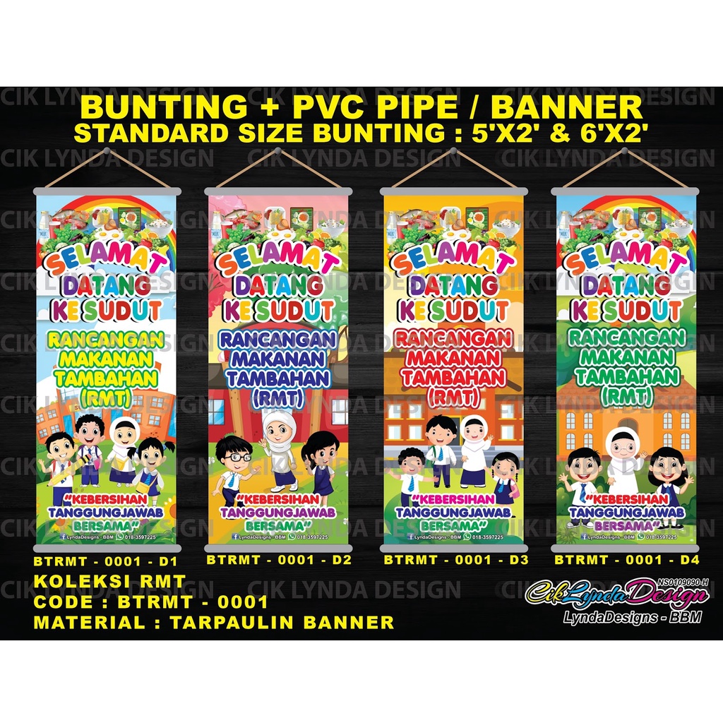 PRE-ORDER - BUNTING + PVC PIPE - SELAMAT DATANG KE SUDUT RMT SEKOLAH ...