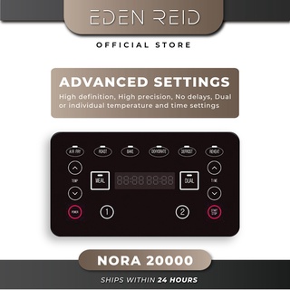 Eden Reid Luna 8000 Dual Zone Air Fryer 8L with 2 Independent Non-Stick ...