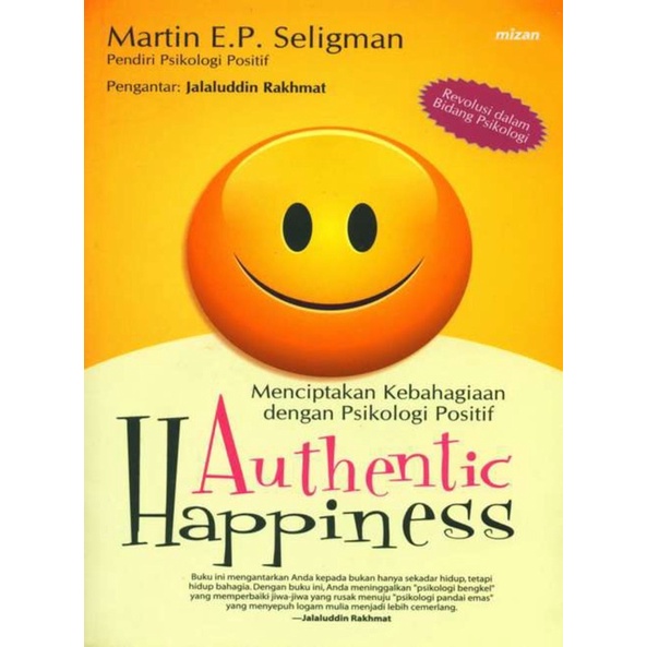 Authentic Happiness creates Happiness with positive psychology | Shopee ...