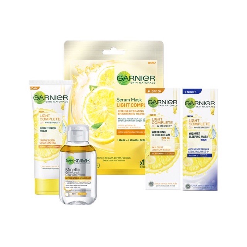 Garnier Light Complete Travel Kit Skin Care (Special Circuit For Fast ...
