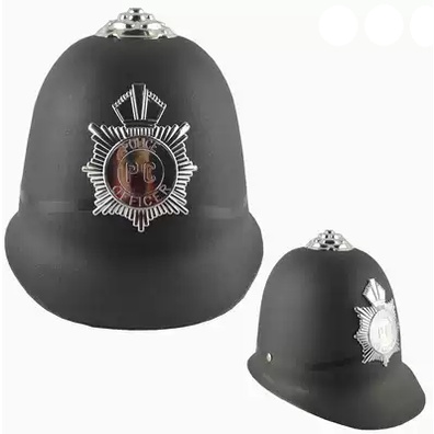 MSIA Ready Stock/ Cop Helmet Men Women Black Officer Costume Cosplay ...