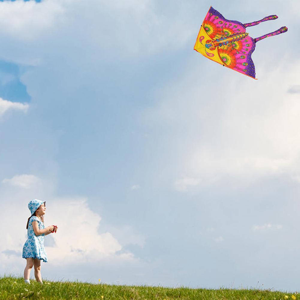 Anglerfish Children's Butterfly Kite Cartoon Easy Flying Kite Folk ...