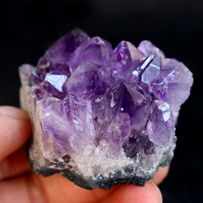 Brazil Natural Amethyst cluster Amethyst block Amethyst hole original ...