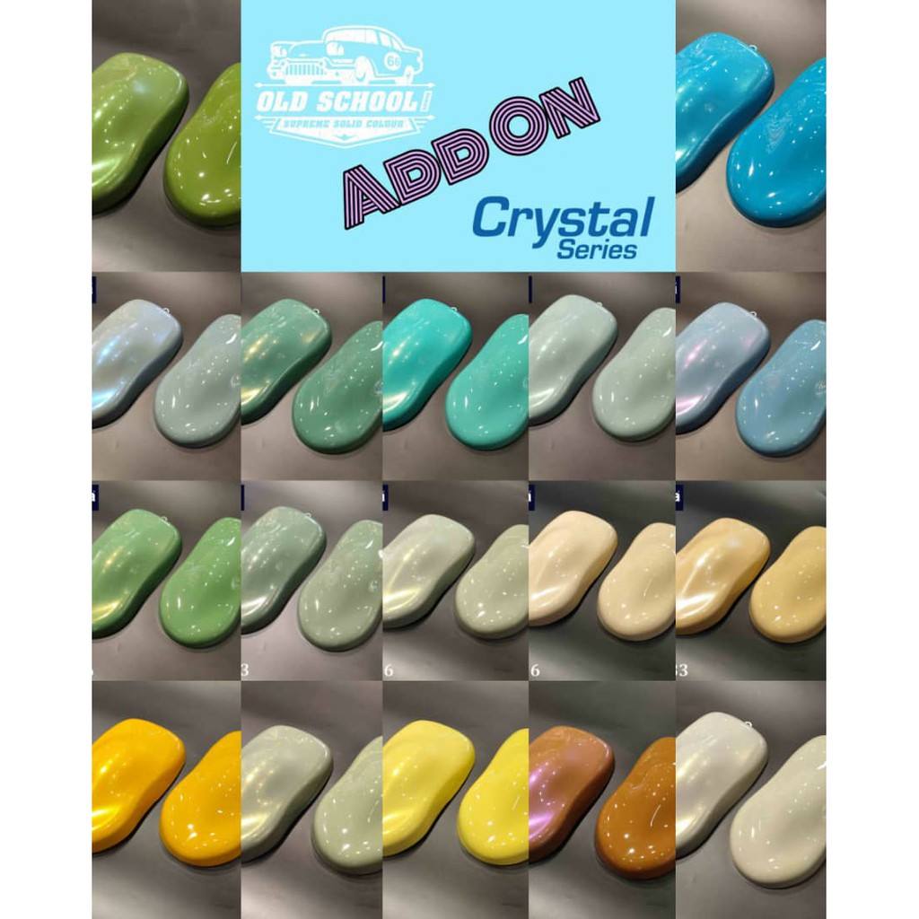 AIKKA CS OLD SCHOOL + CRYSTAL SERIES 2K PAINT CS1-66 CS2-44 CS3-55 CS4-66 CS5-99 CS6-65 CS7-36 ...
