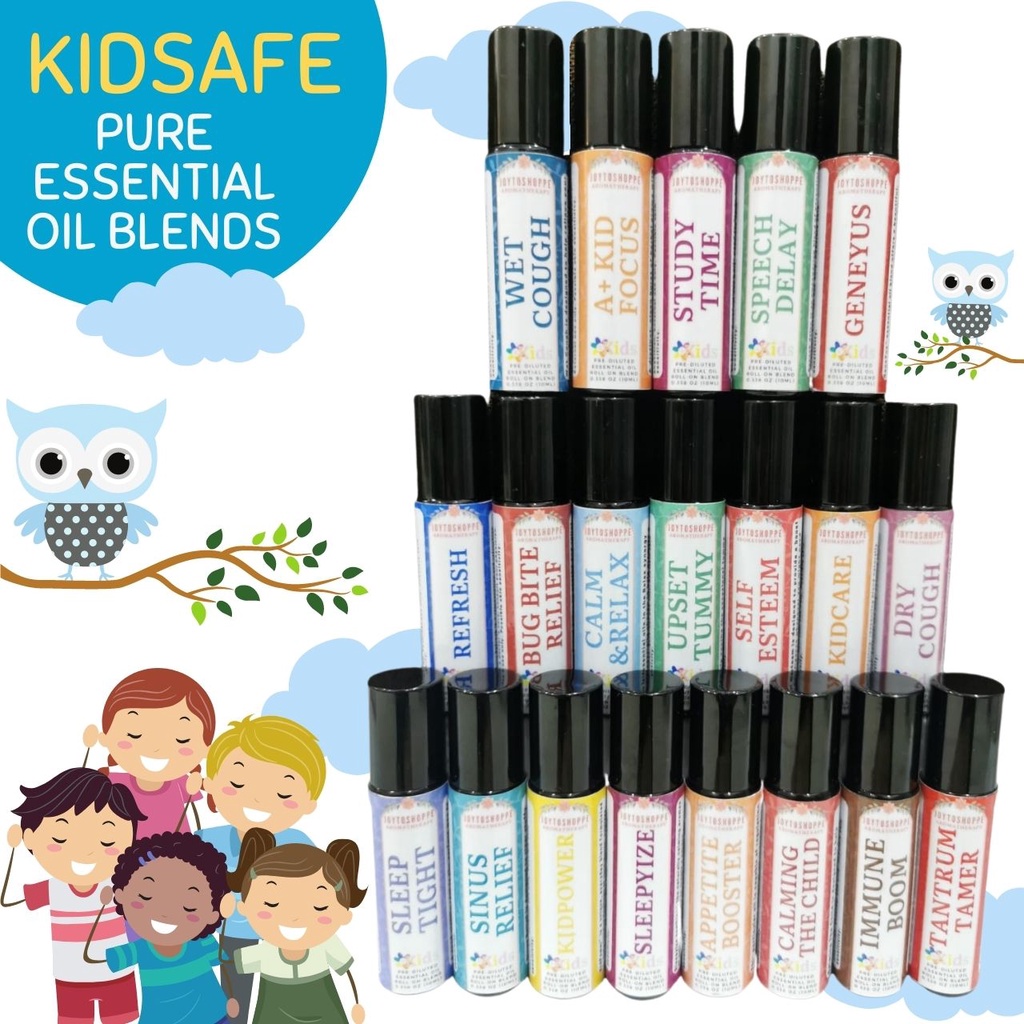 Aromatherapy KidSafe Roll On Pure Essential Oil 10ml Pre-diluted ...