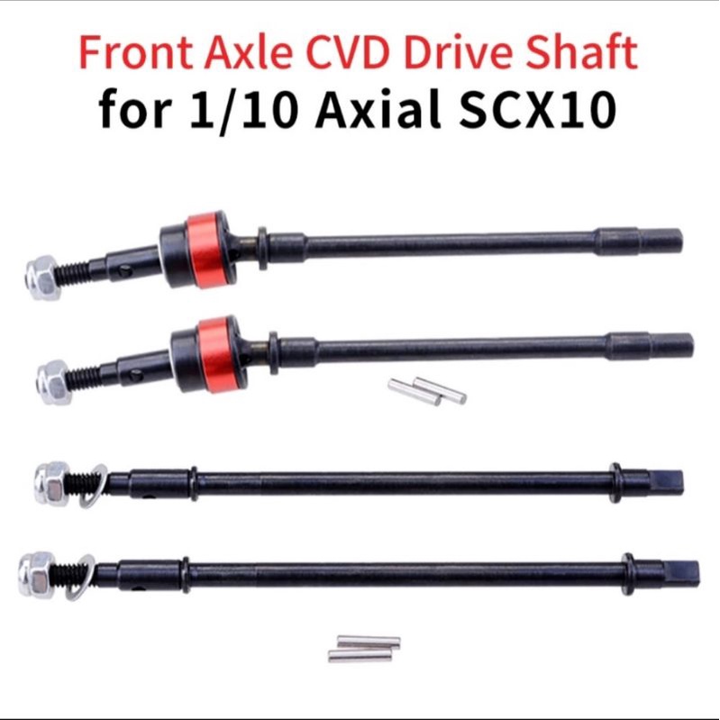 SCX10 Hardened Steel Driveshaft Front and Rear Axle CVD Drive Shaft ...