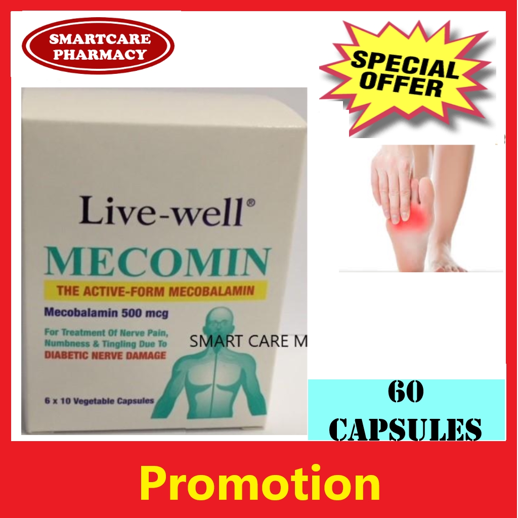 Live-well Mecomin 500mcg 60 capsules | Shopee Malaysia