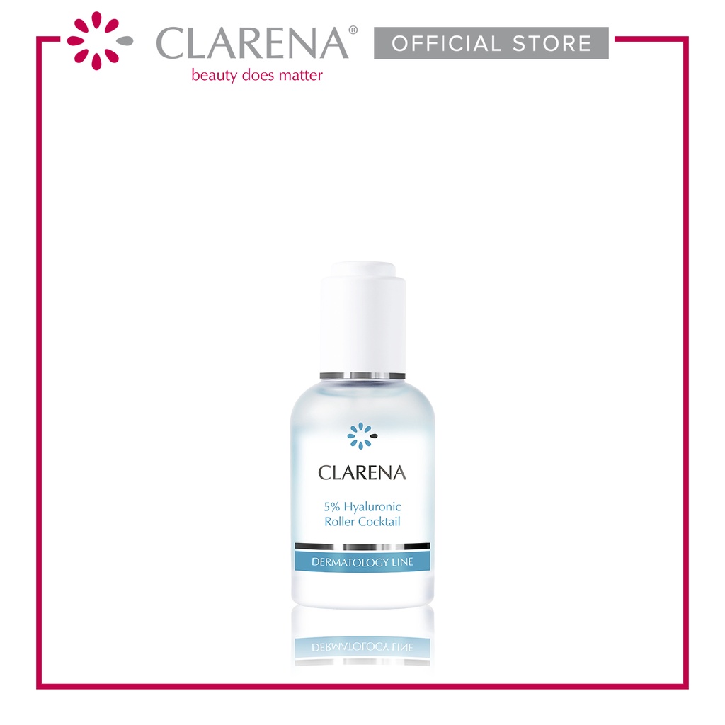 CLARENA 5% Hyaluronic Roller Cocktail (30ml) [Fast and deep ...